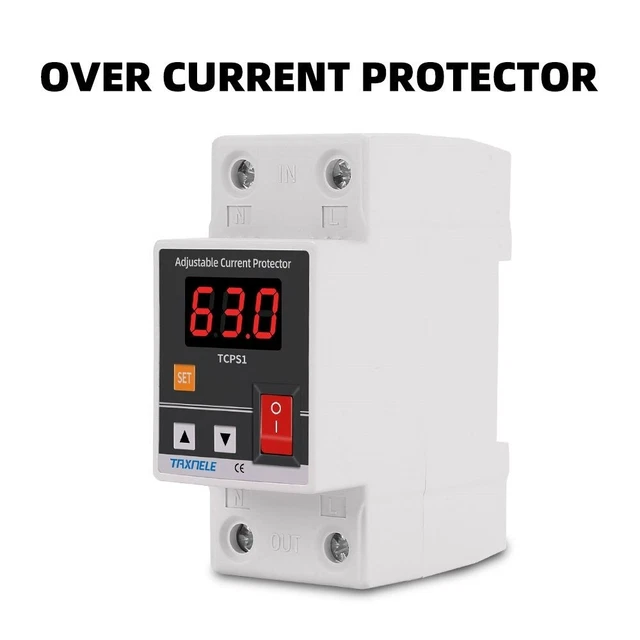 ELECTRIC CURRENT OVERLOAD Protection Relay Circuit Breaker Surge ...