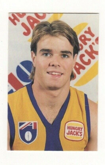 AFL WEST COAST Eagles Hungry Jacks 1992- #44 Matt Connell £1.55 ...