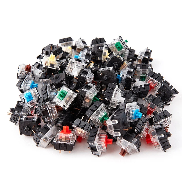 GATERON SWITCH TRANSPARENT case switches mechanical keyboard cherrymx ...