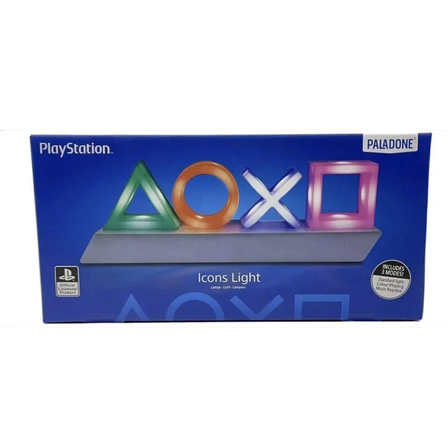 SONY PLAYSTATION PS5 Logo Icons Light 3 Modes Music Reactive Paladone ...