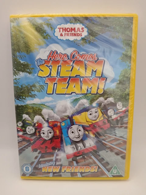 THOMAS & FRIENDS Here Comes The Steam Team Kids DVD Train Tank Engine ...
