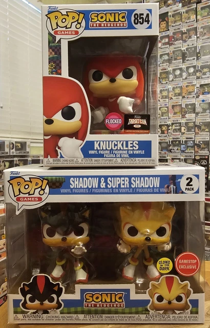 SONIC SHADOW UND Super Shadow 2 Pack/Knuckles Exclusives Bundle Neu ...