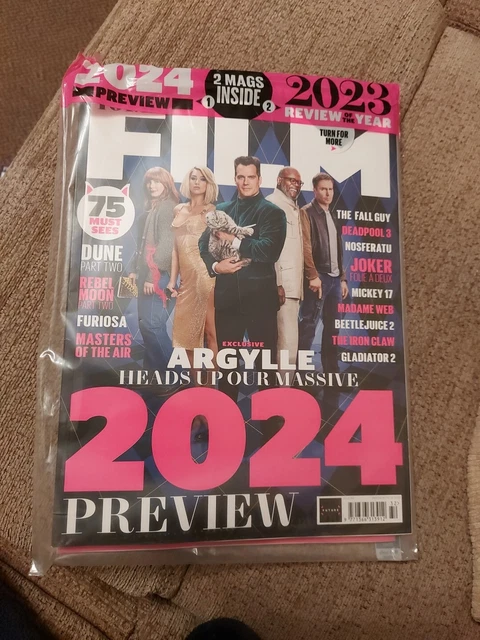 TOTAL FILM MAGAZINE 345 2023 Review, 2024 Preview: Argyle, Dune part 2 ...