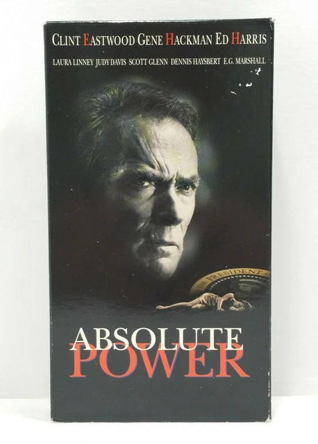 ABSOLUTE POWER (VHS, 1997) Clint Eastwood Gene Hackman Ed Harris TESTED ...