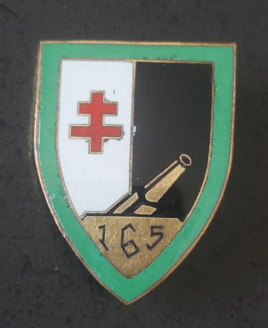 RARE MILITARY INSIGNIA ARTILLERY 165th PLANKOT POSITION ARTILLERY ...