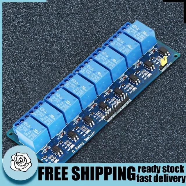 RELAY MODULE WITH Optocoupler Trigger Board Shield 10A 5V 12V 24V Relay ...