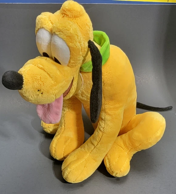 DISNEY PARKS PLUTO 16" Plush Stuffed Toy Doll Disney Parks Mickey Mouse ...