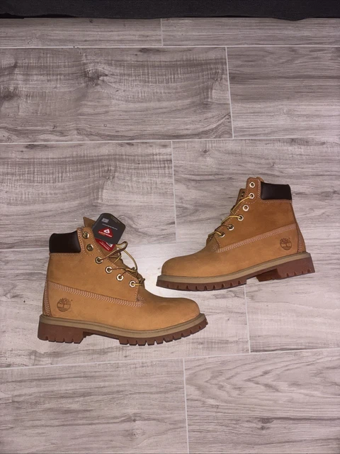 NEW TIMBERLAND 6& Premium Waterproof Boot Wheat Men Size 5 £89.44 ...