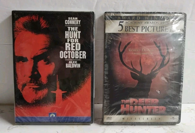 DVD LOT, THE Hunt for Red October, The Deer Hunter, DVDs NEW $14.95 ...