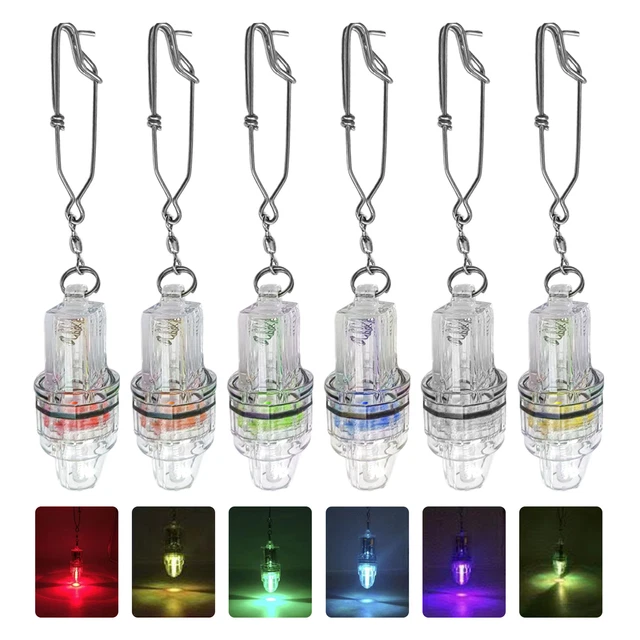 LED FLASH FISHING Light Deep Drop Underwater Squid Strobe Bait Lure ...
