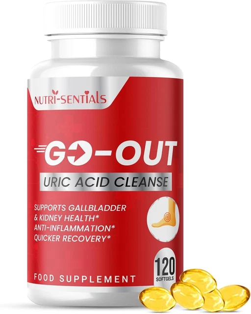 GO-OUT URIC ACID Cleanse Supplements Promoting Kidney & Joint Support ...