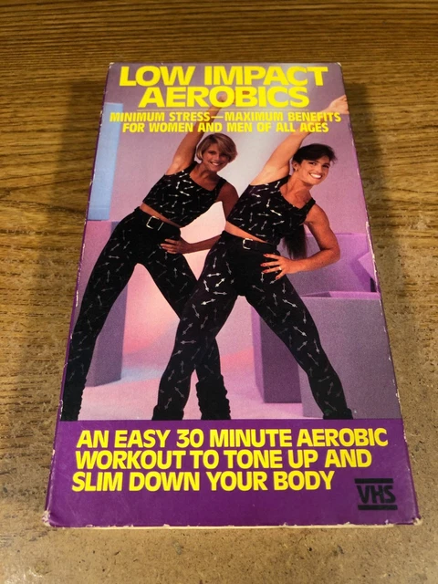 LOW IMPACT AEROBICS VHS VCR Video Tape Movie Used Exercise Fitness 1986 ...