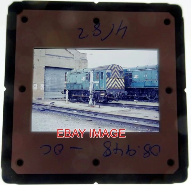 ORIGINAL SLIDE CLASS 08 Shunter Loco No 08948 At Old Oak Common 4/82 £2 ...
