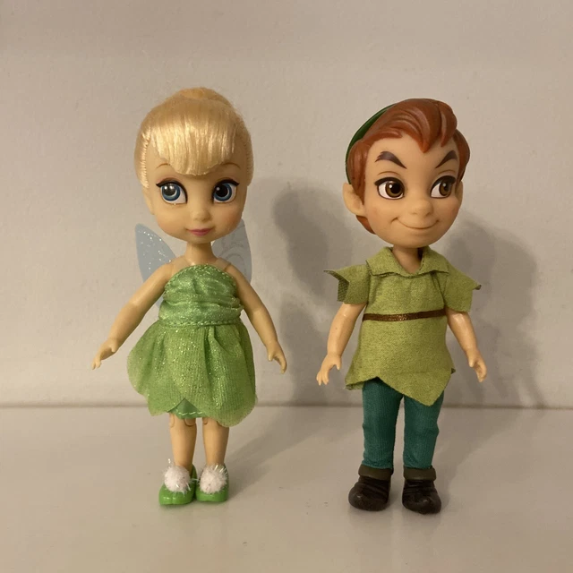 DISNEY STORE ANIMATOR Collection Peter Pan Tinkerbell 5" Mini Doll ...