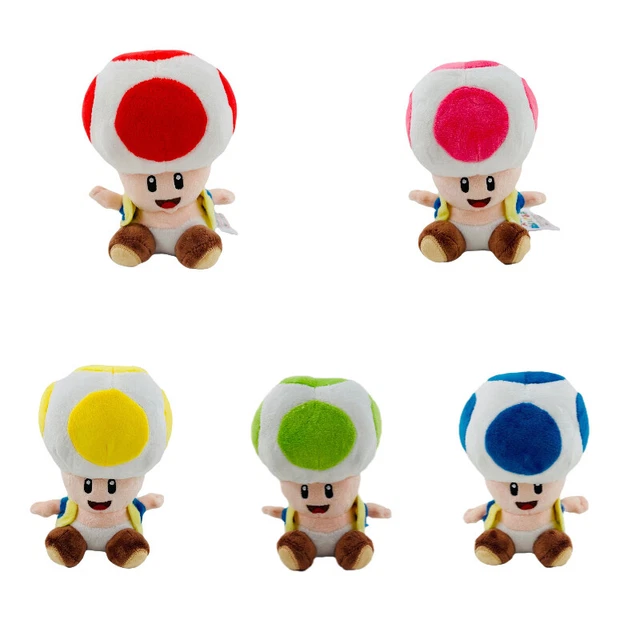 Super Mario Toad Plush Toy 17cm Tall And Made With High Quality Materials £869 Picclick Uk