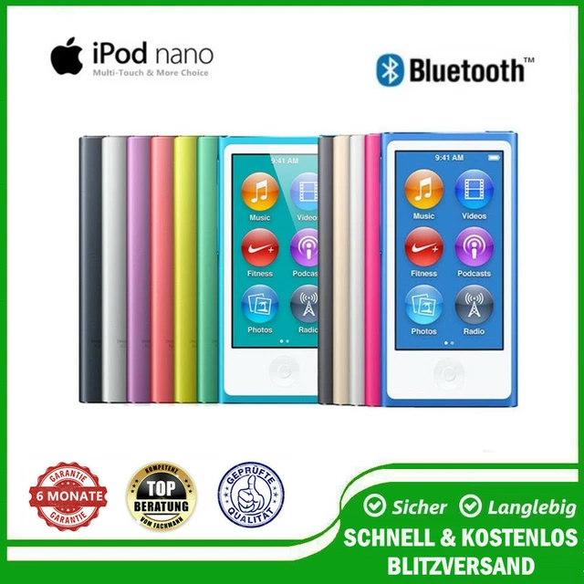 NEU APPLE IPOD Nano 7. Generation 7G 16GB Mehrfarbig NEW - HÄNDLER ...