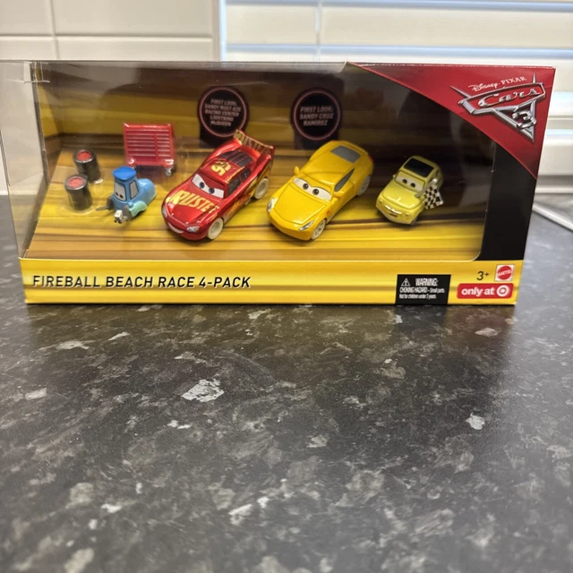 DISNEY PIXAR CARS 3 Super Rare Fireball Beach Race 4 Pack £25.00 ...