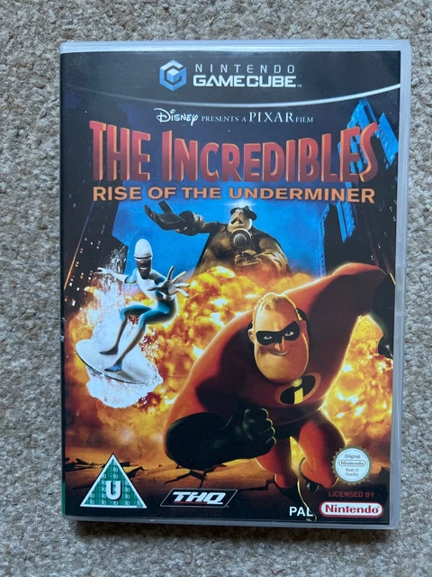 NINTENDO GAMECUBE DISNEY Pixar The Incredibles Rise Of The Underminer ...