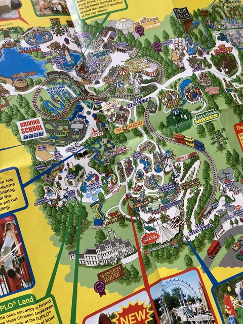 LEGOLAND WINDSOR THEME Park, Guide Map Leaflet, 2005. Lego. Rare. £25. ...