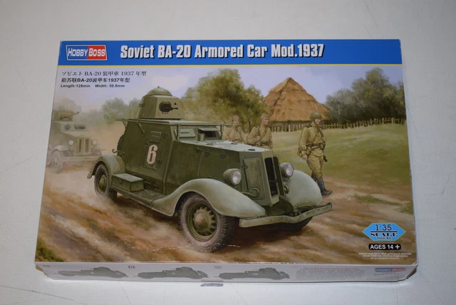 HOBBYBOSS 83882 SOVIET BA-20 Armored Car Mod.1937 1:35 NEU mit OVP EUR 24,95 - PicClick DE