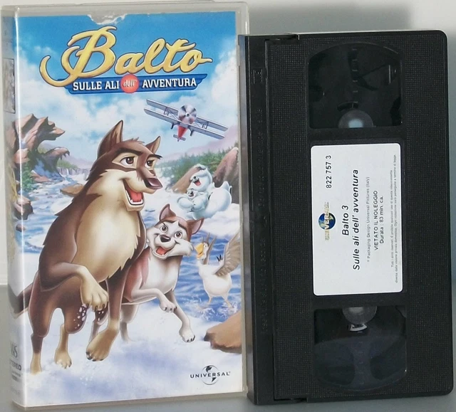 BALTO 3 SULLE Ali Dell'avventura Vhs Universal EUR 5,90 - PicClick IT