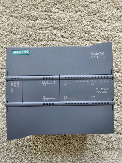 SIEMENS SIMATIC PLC S7-1200 CPU 1214C AC/DC/RLY 6ES7 214-1BG31-0XB0 £190.00 - PicClick UK