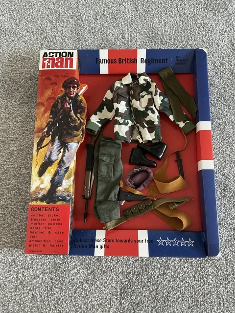 VINTAGE 2006 ACTION Man 40th Anniversary Parachute Regiment Uniform ...