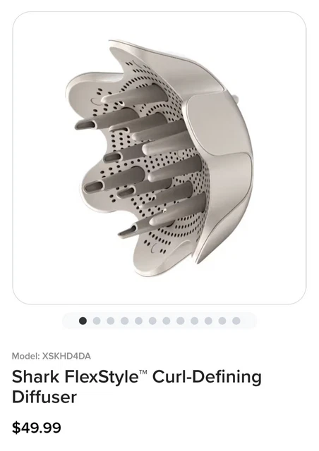 SHARK FLEXSTYLE CURL Defining Diffuser XSKHD4DA Air Styling and Drying System $10.00 - PicClick CA