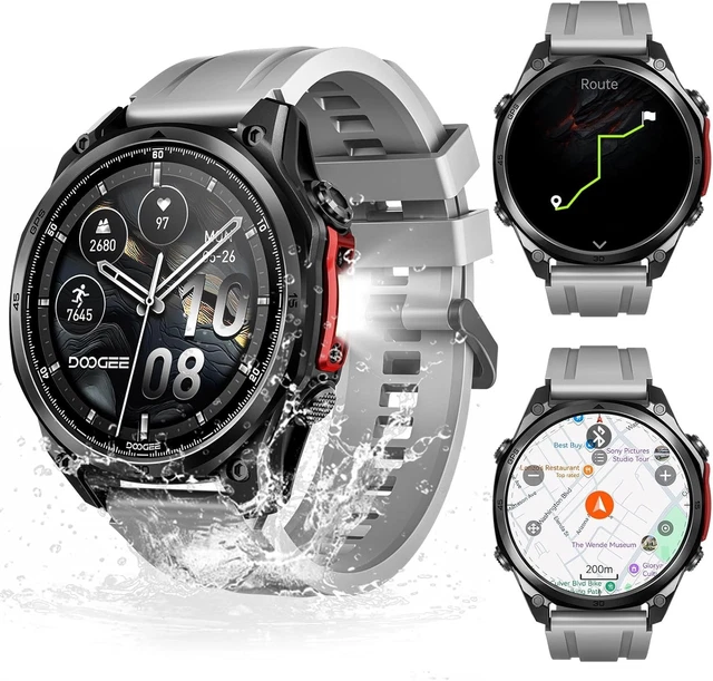 DOOGEE ANYWISE W1 Pro Smartwatch, Amoled, GPS, AI Sprachsteuerung ...