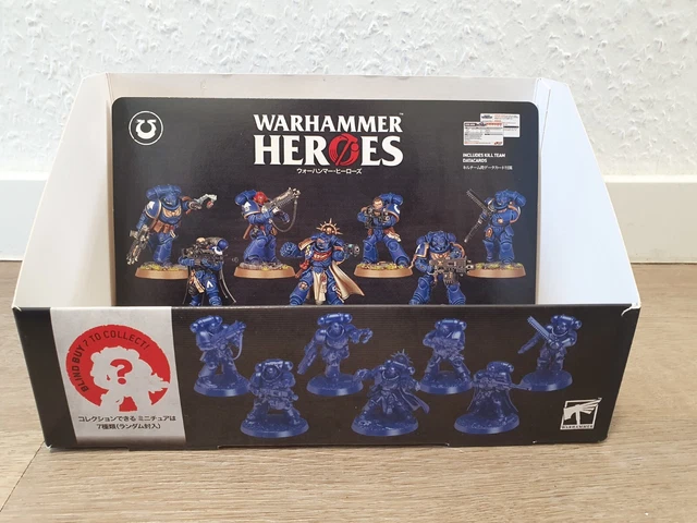 WARHAMMER 40K SPACE Marine Heroes Series 4 Display Box Primaris Marines ...