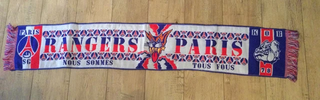 RARE ANCIENNE ECHARPE PSG ultra Kop Of koB 78 supporter PARIS BOULOGNE ...