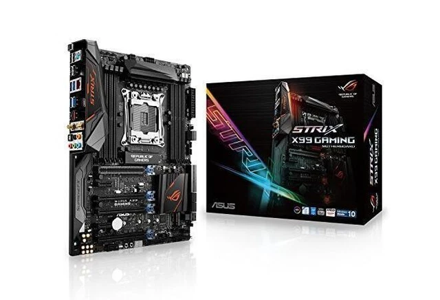 ASUS X99 ROG Strix Gaming Motherboard Intel Ddr4 Lga 2011-V3 Atx £395. ...