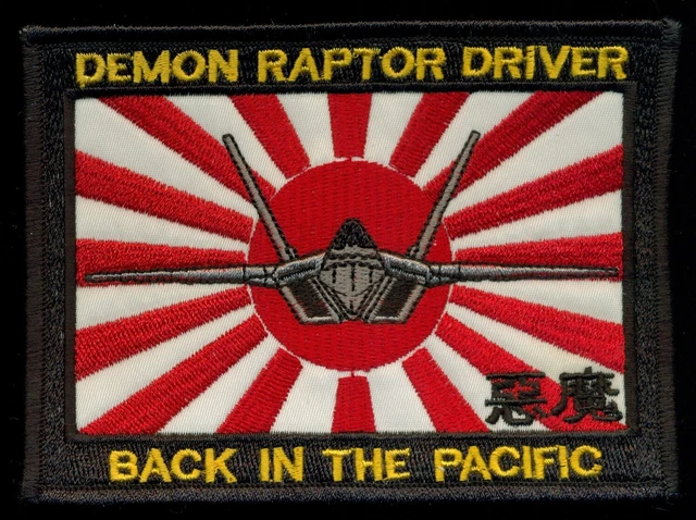 USAF 7TH FIGHTER Squadron Demon Raptor Driver Patch K-6 EUR 9,23 ...