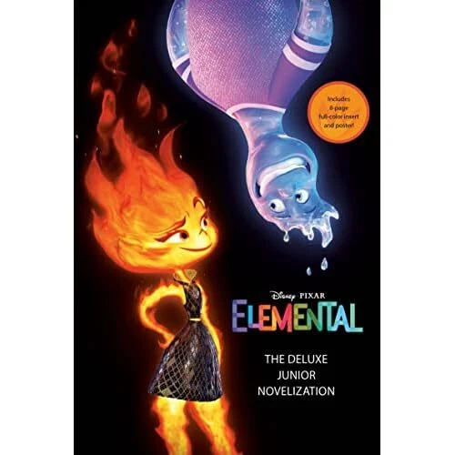 DISNEY/PIXAR ELEMENTAL: THE Deluxe Junior Novelization - Hardback NEW Falligant EUR 11,82 ...