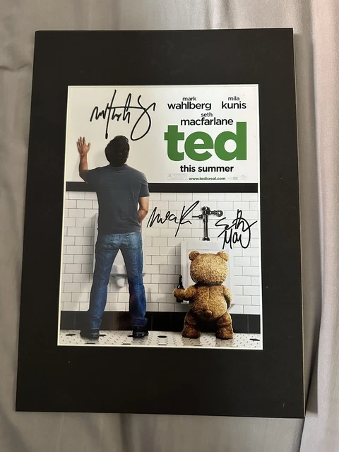 TED TV FILM Movie Autograph Signed Cast Print A4 Poster Display Seth Mark Mila £4.99 - PicClick UK