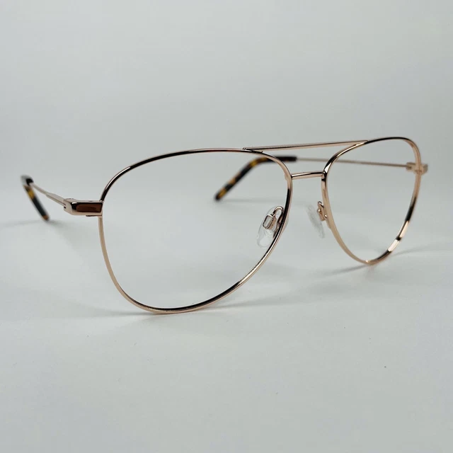 SPECSAVERS EYEGLASSES GOLD ROUND PILOT glasses frame MOD: AZIZI SUNRX ...