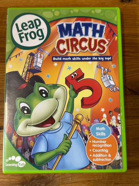 LEAP FROG MATH Circus DVD 2004 Educational Family Feature 35min $6.87 ...
