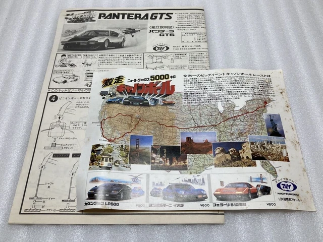 MARUI 1/24 GEKISO Ball De Tomaso Pantera GTS Motorized Unmontiert Showa ...