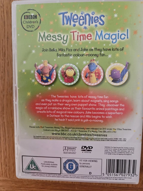 TWEENIES MESSY TIME Magic Dvd Kids £32.99 - PicClick UK