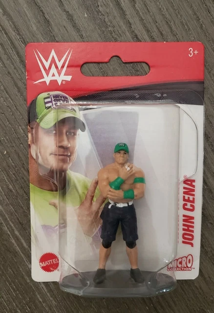 MATTEL WWE MICRO Collection 2.5” JOHN CENA Wrestling Figure On Stand ...