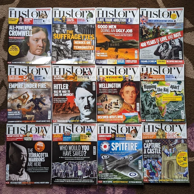 BBC HISTORY MAGAZINES x12 (2007) issues £20.00 - PicClick UK