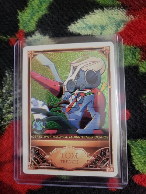 HAZBIN HOTEL TRADING Card - Tom Trench 43/50 Premium FOIL - 1st Edition ...