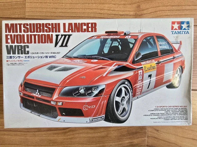 TAMIYA 1:24 MITSUBISHI Lancer Evolution VII WRC Plastic Model Kit £68. ...