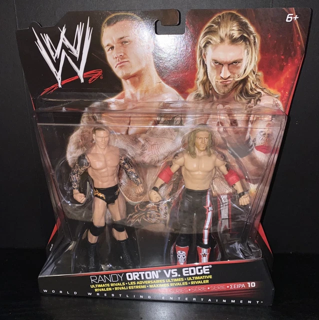 EDGE V RANDY Orton Figure 2 Pack WWE Ultimate Rivals #10 WWF AEW rare ...