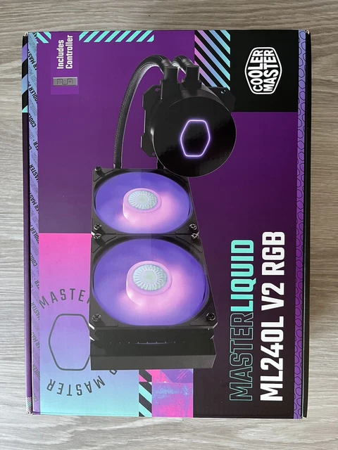 COOLER MASTER MASTERLIQUID ML240L V2 RGB 240mm AIO Liquid CPU Cooler ...