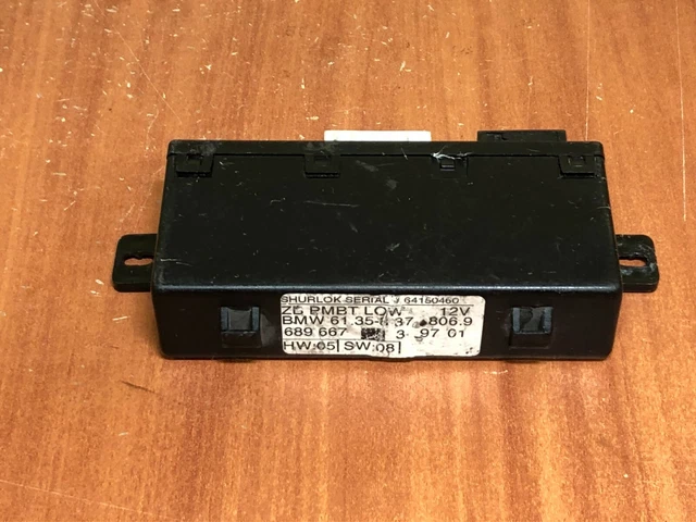 BMW 5 SERIES E39 Comfort Convenience Control Module Unit 61358378069 ...