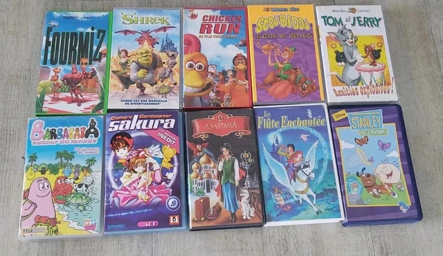 LOT 10 CASSETTES VHS dessins animés pour enfant EUR 10,00 - PicClick FR