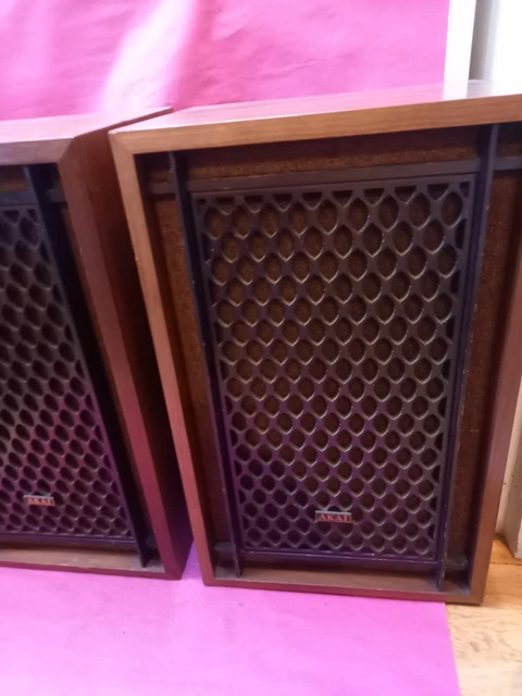 AKAI SW-125 VINTAGE Speakers -Original Boxes - More Classic Boxed Akai ...