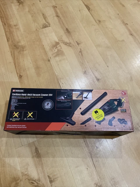 PARKSIDE CORDLESS HAND-HELD Vacuum Cleaner 20V Bare Unit Only PHSSA 20 ...