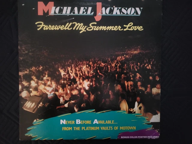 LP MICHAEL JACKSON Farewell My Summer Love VIL6120 MOTOWN JAPAN Vinyl ...